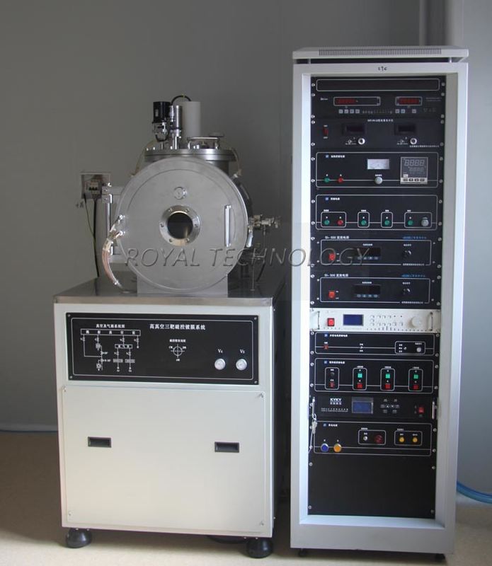 Laboratory DC and RF Sputtering Coating Machine, DC/MF Sputtering Lab ...