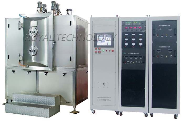 Vertical Type Vacuum Metalizing Machine , Chrome Metalizing on Car ...