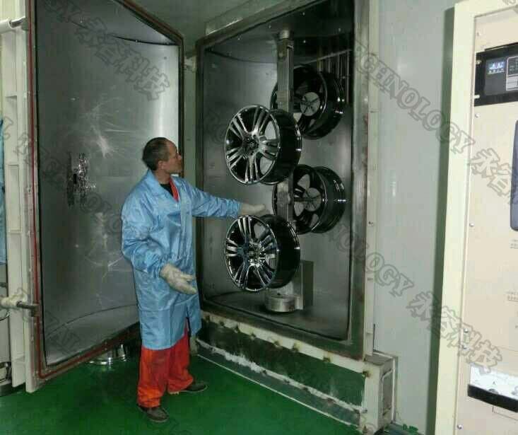 PVD Hard Chrome Plating Machine , Strong Adhesion Film On Automotive ...