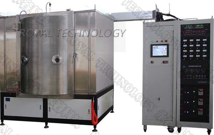 Brass Alloy Faucet IPG Light Gold Coating Machine , Vertical ...