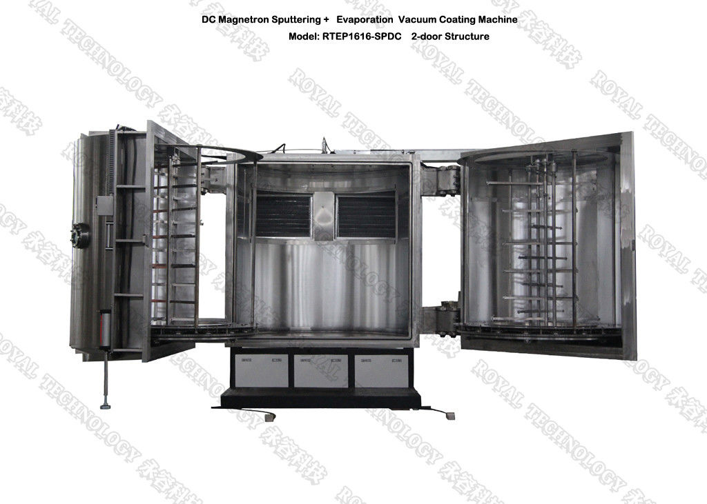 DC Magnetron Sputtering Coating Machine on Glass Mirrors , Titanium Ti ...
