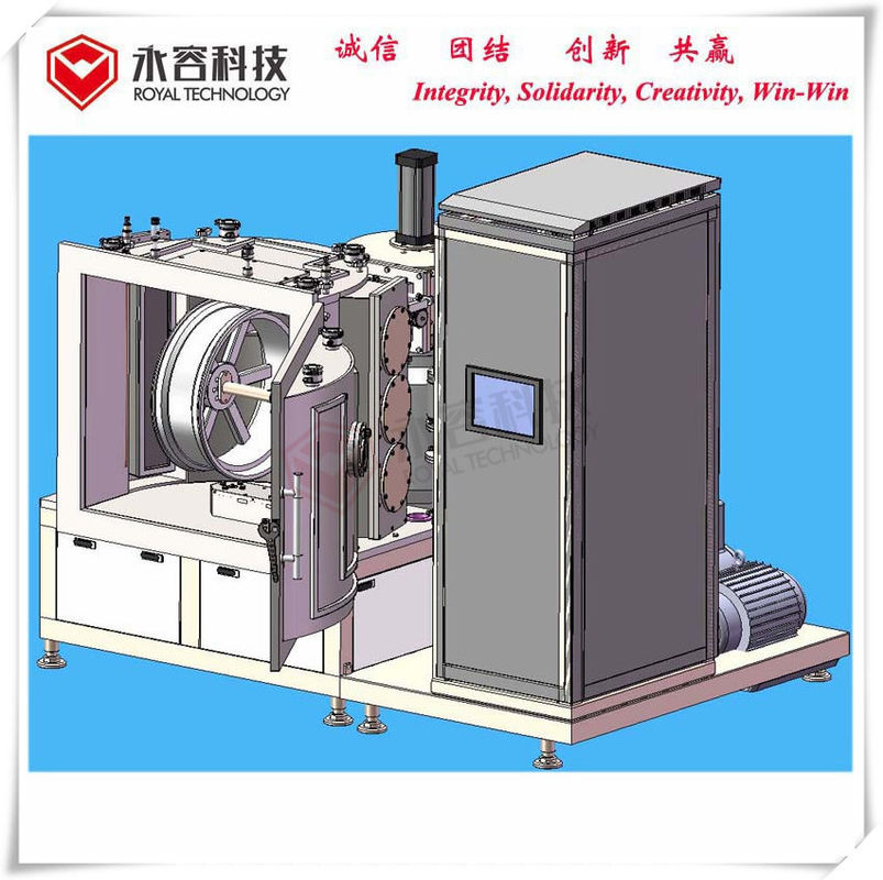 Auto Wheel Hard Chrome Plating Machine , Car Rims DC Magnetron ...