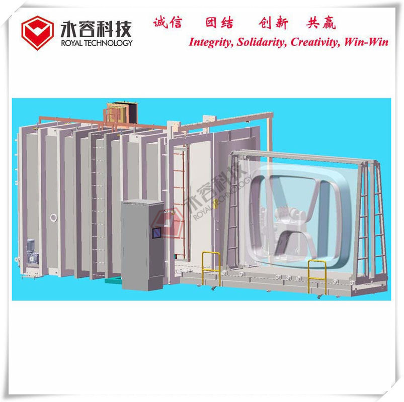 Logos / Signs Pvd Vacuum Coating Machine , Chrome Metallizing Machine ...