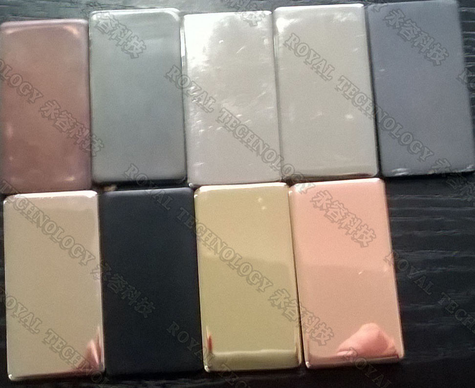 Arc Evaporation PVD Vacuum Plating Machine, SS sheets Brushing TiN Gold ...