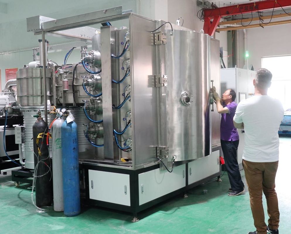ABS parts TiN Gold PVD Vacuum Coating Machine , Cathodic Arc Decorative ...