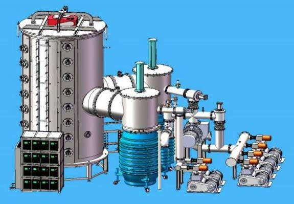Glass Mosaic PVD Plating Machine, Large Size Glass tiles PVD Gold ...