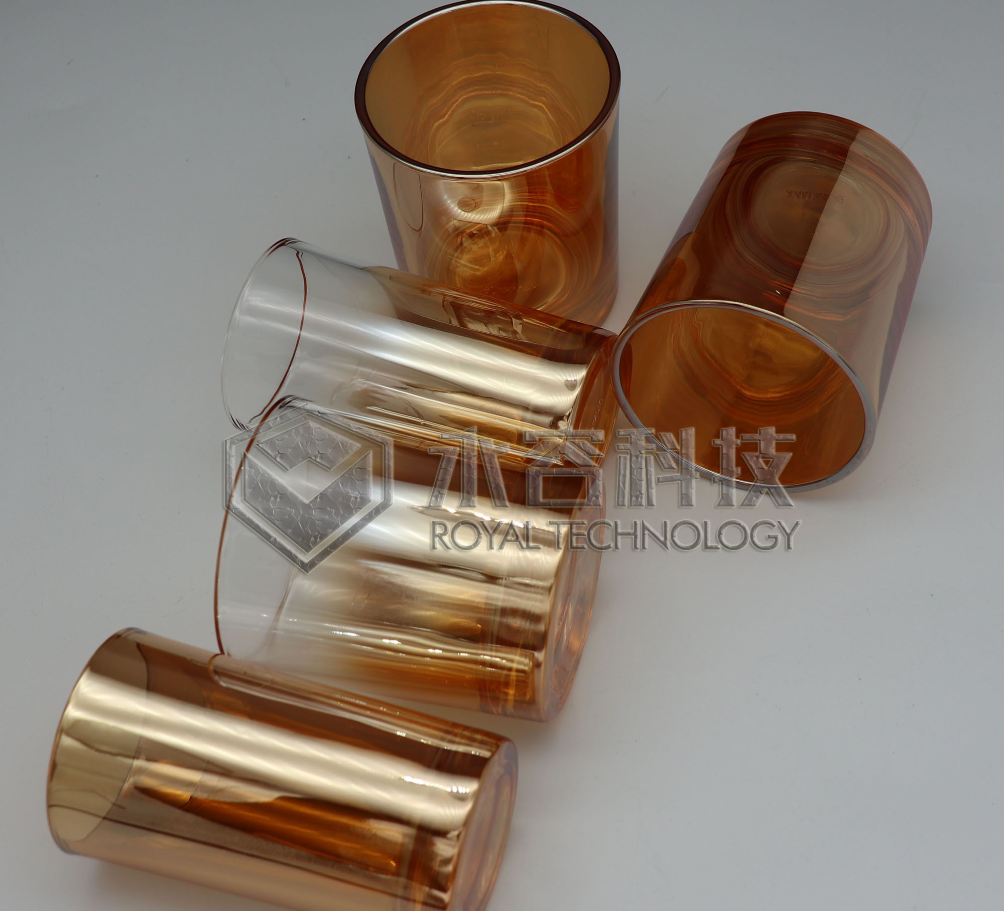 Glassware PVD decorative coating service