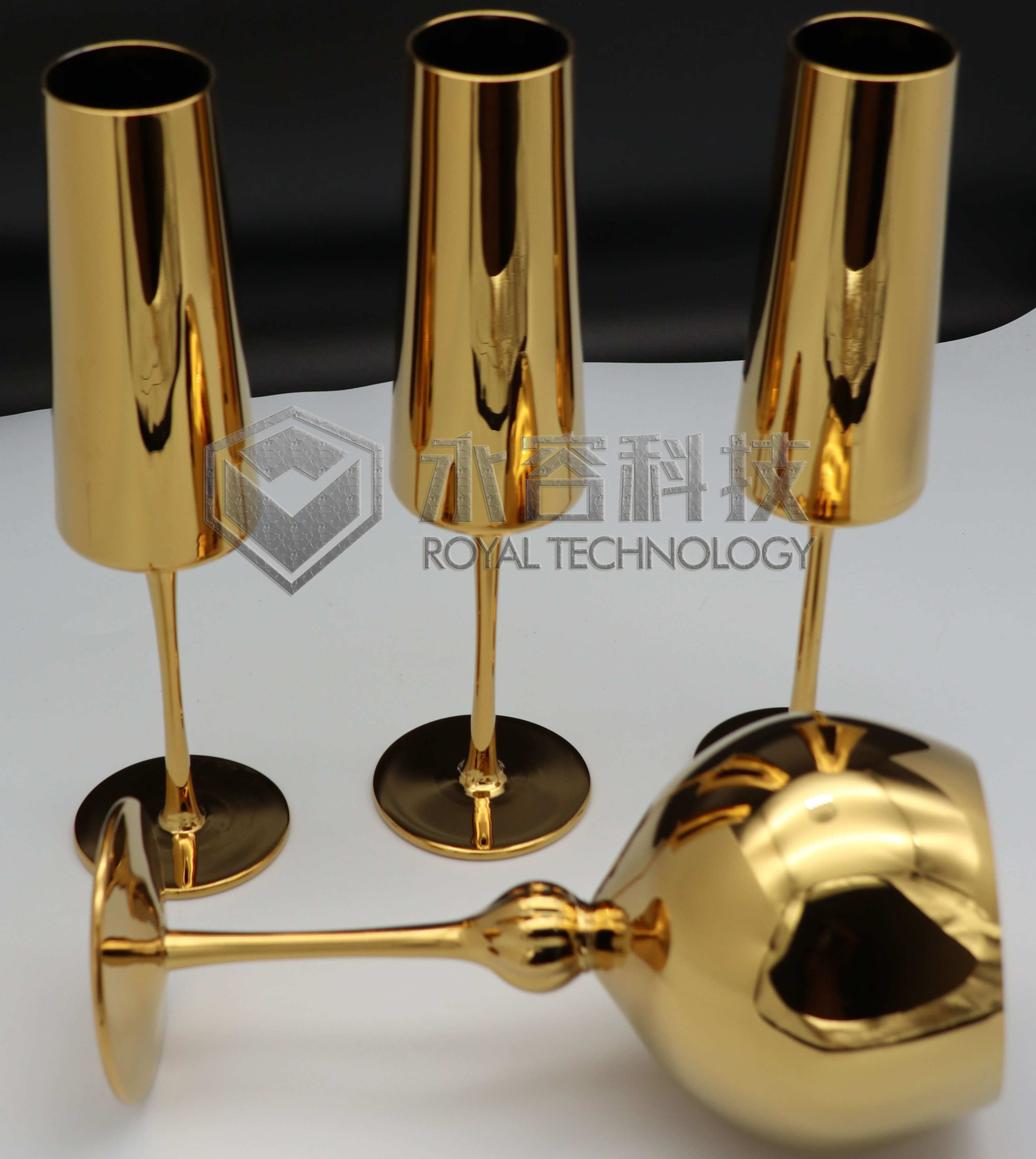 Glassware PVD decorative coating service