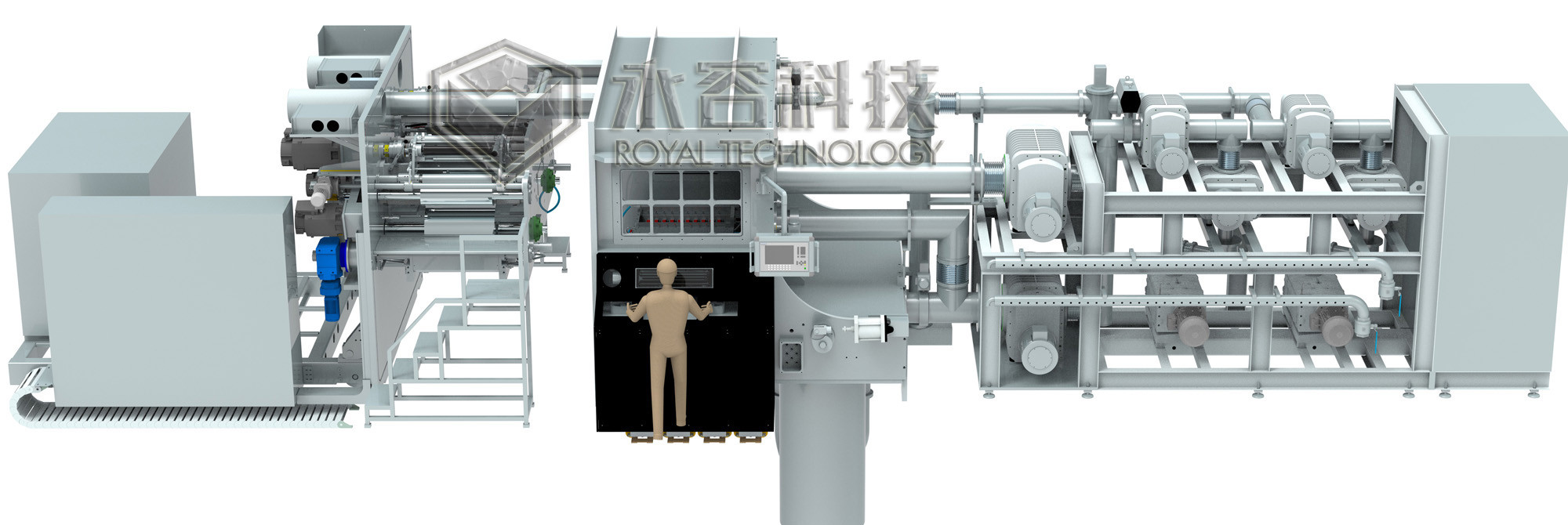 Web Roll To Roll Vacuum Metallizing Equipment Polymer Web Aluminum ...