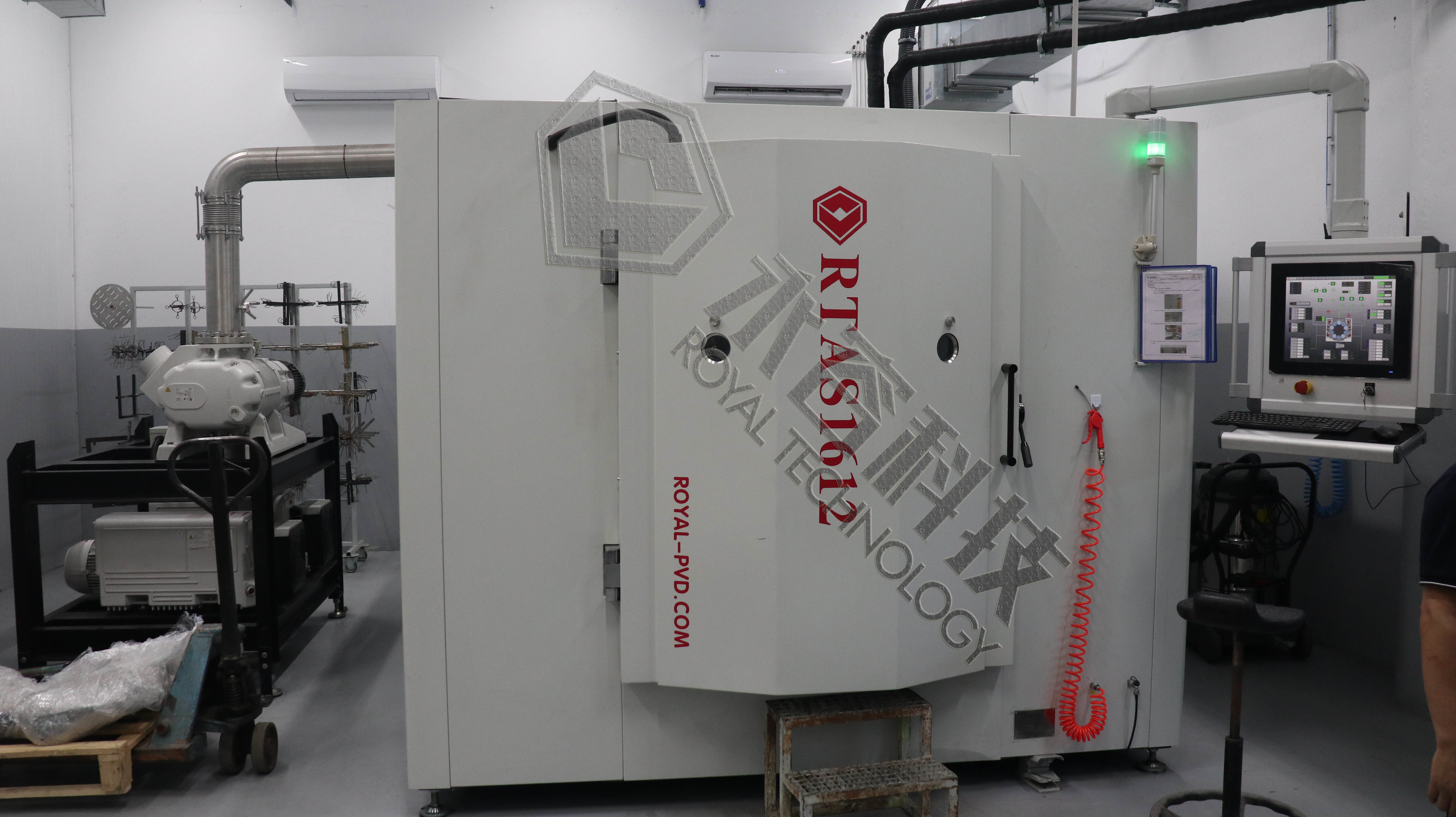 PVD deep black coating machine, MF sputtering deposition system