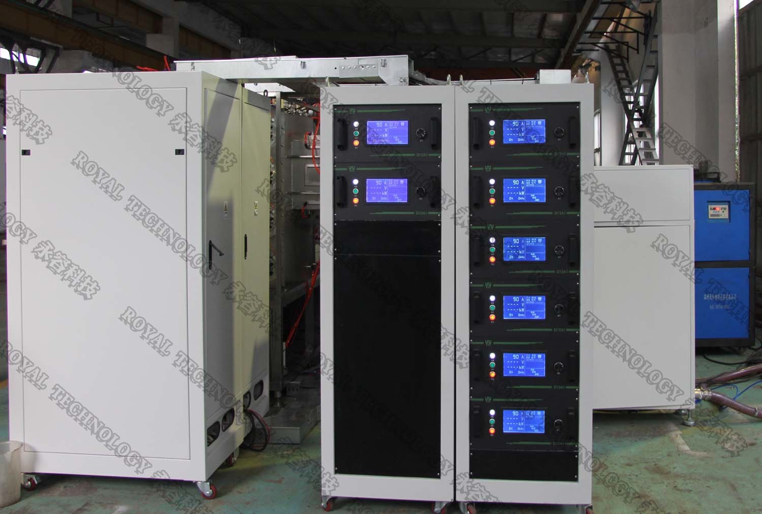 Graphite MF Magnetron Sputtering Coating Machine , Jet Black Decoration ...