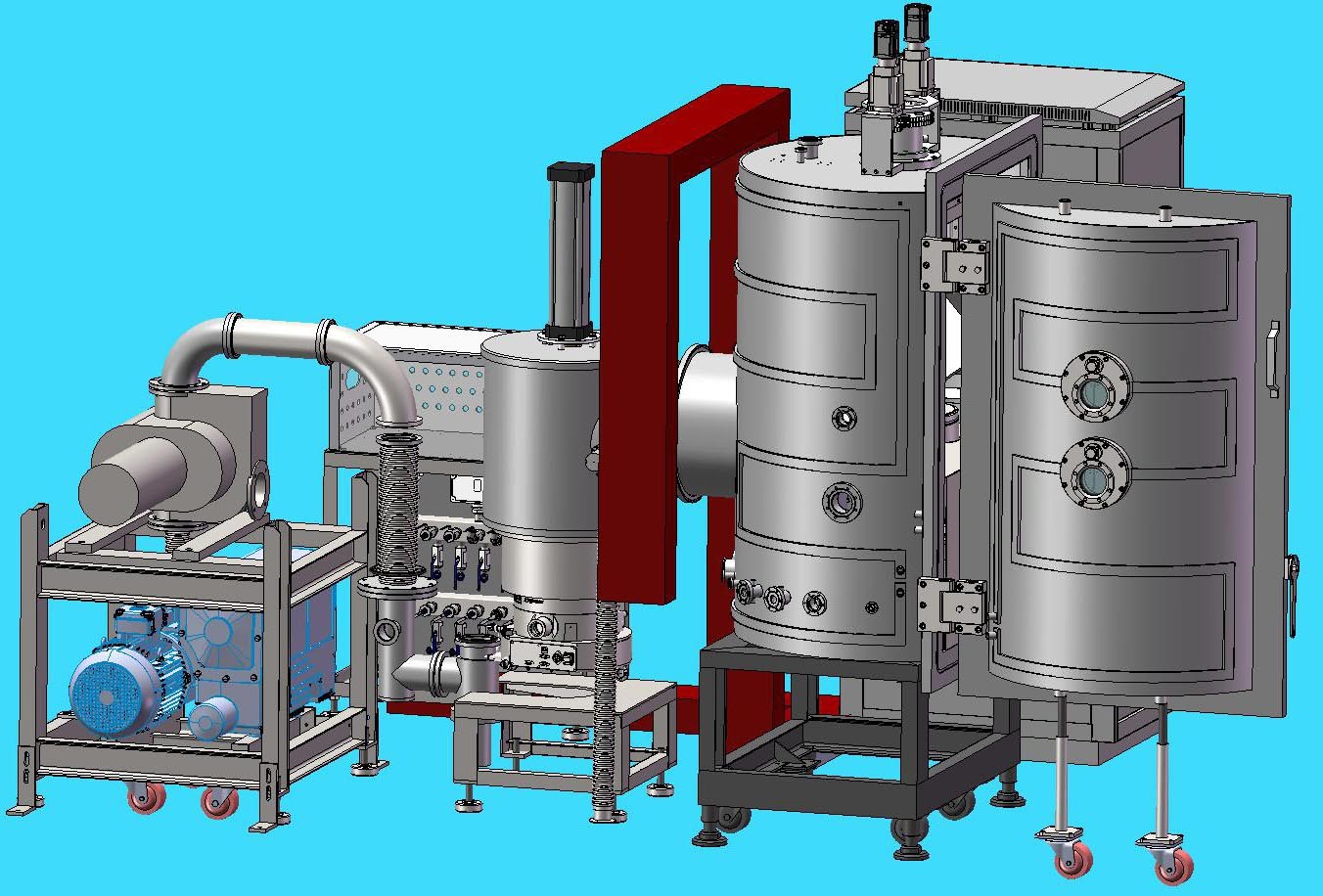 High Performance Vacuum Metal Deposition Equipment CsI vacuum ...