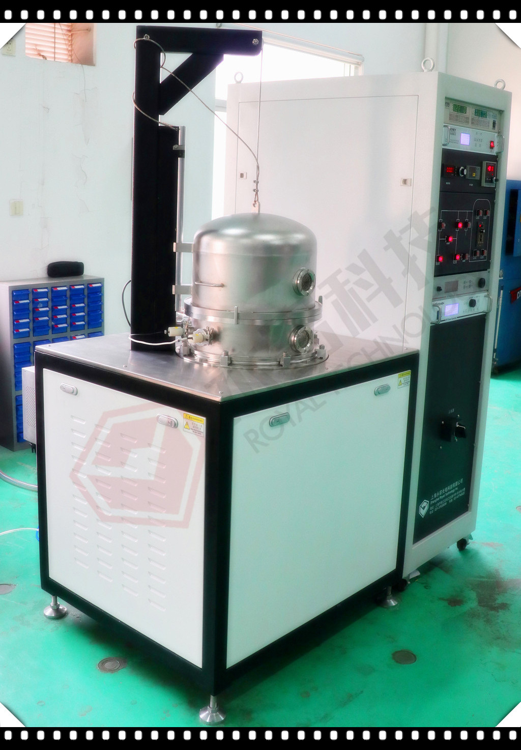 Bell Jar Vacuum Metallizing System C60 Inductive Deposition Machine CE
