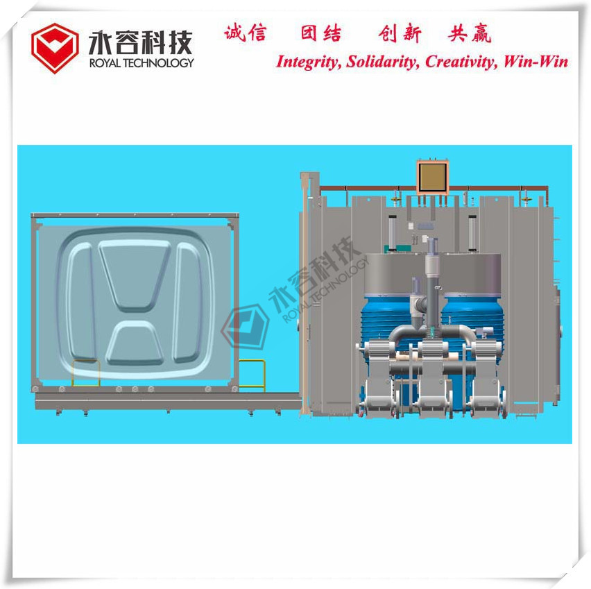 Logos / Signs Pvd Vacuum Coating Machine , Chrome Metallizing Machine ...