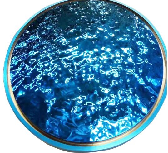 Blue Color PVD Coating on metal parts, brass alloy PVD blue coating service