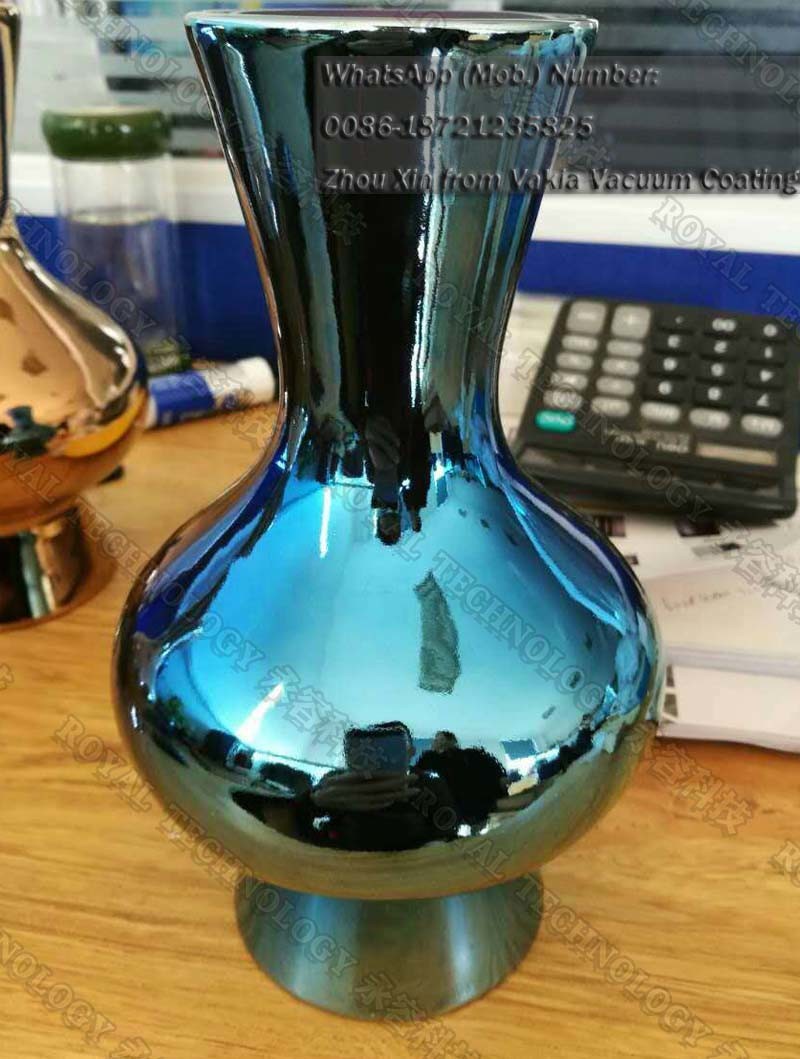 Blue Color PVD Coating on metal parts, brass alloy PVD blue coating service