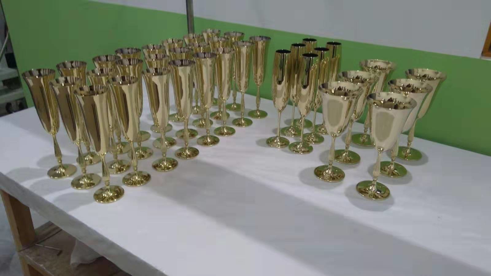 PVD Coating Service on Glass Candle Holder, Glass ware Decorative ...