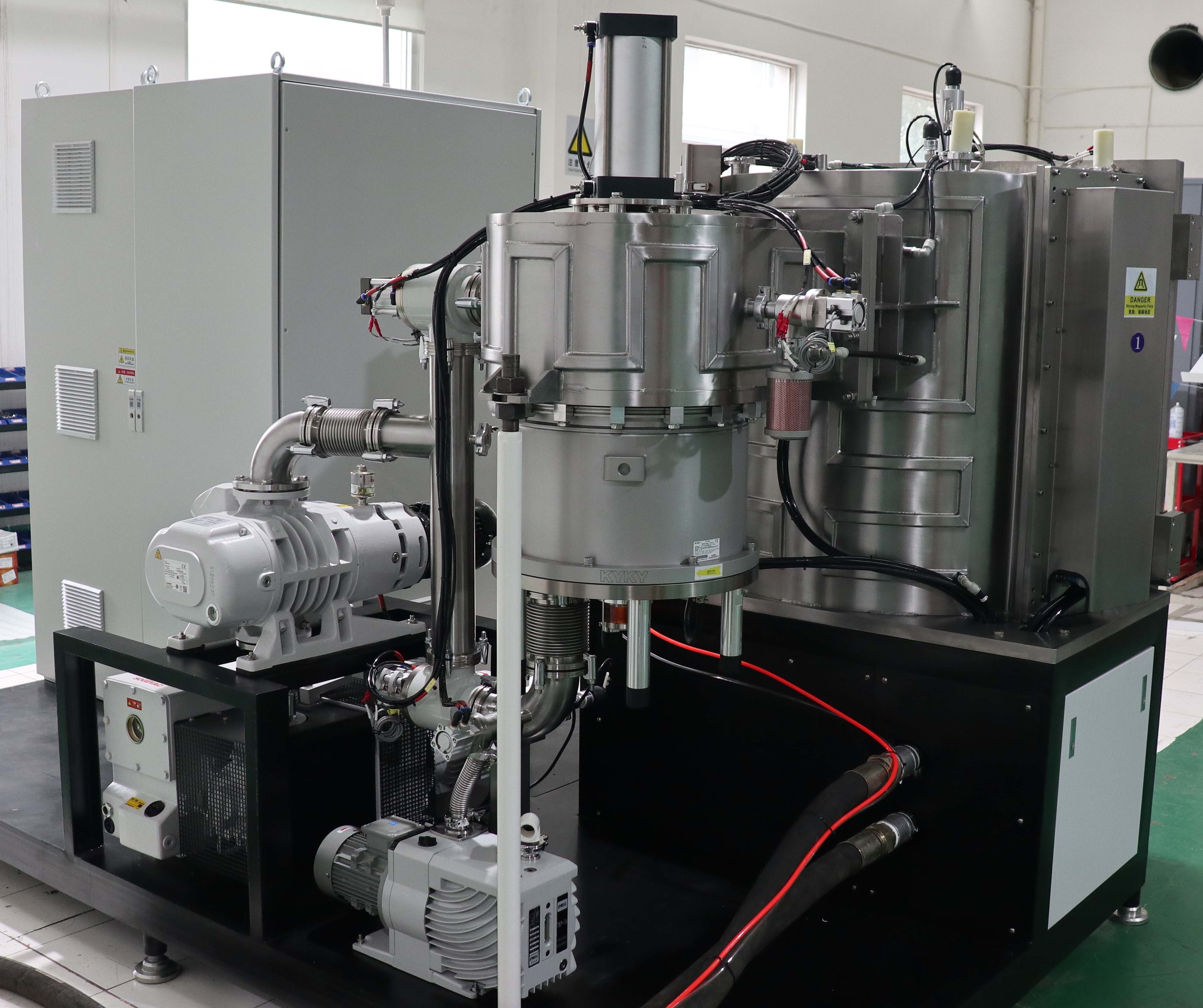 Automotive Wheel PVD Hard Chrome Vacuum Metalizing Machine , DC ...