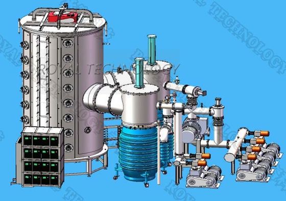 Glass Lighting PVD Coating System , Crystal Chandelier Arc PVD Plating ...