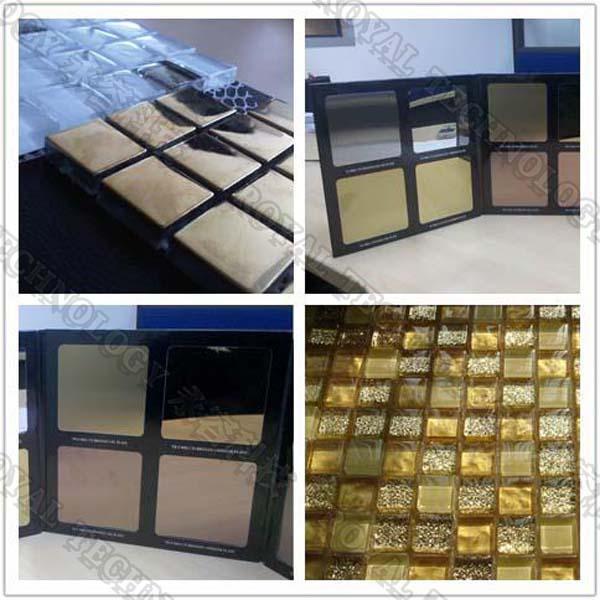 Glass Tiles PVD Arc Coating Machine, Glass Mosaic PVD Ion Plating Machine