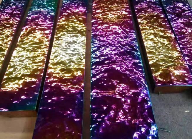 Blue Color PVD Coating on metal parts, brass alloy PVD blue coating service