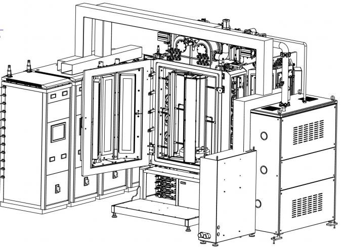 PVD+PECVD Vacuum Deposition System, DLC film coating by PECVD process