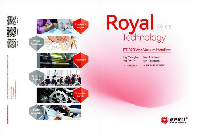 Roll To Roll Web Aluminum Vacuum Metallizer, PVD R2R Sputtering Coating ...